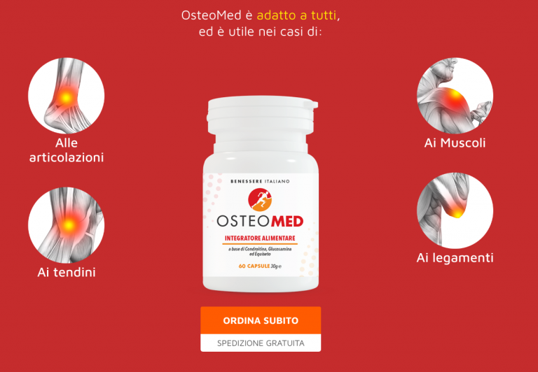OsteoMed Integratore Dolori Articolari: Funziona? Opinioni e Recensioni